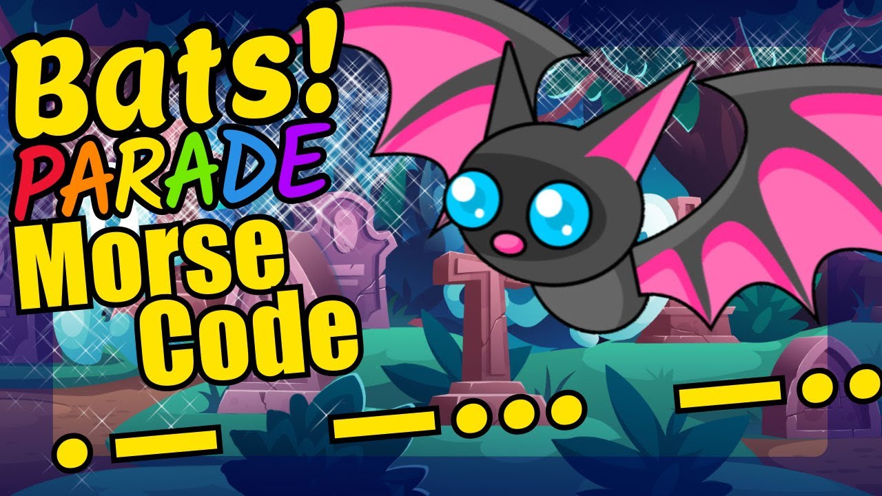 Halloween Spooky Bats Teaching the Morse Code Alphabet Educational ...