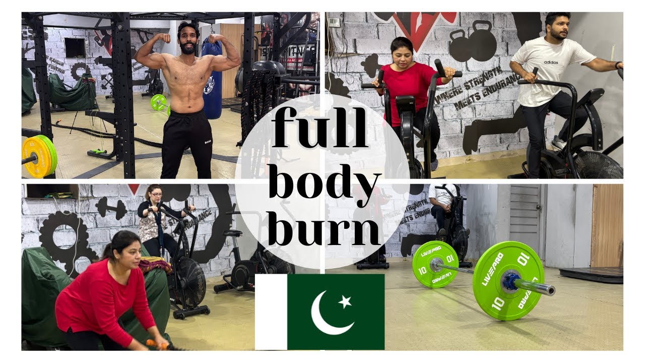 Full Body Burn CrossFit Workout with My CrossFit Mafia Members 🇵🇰 ...