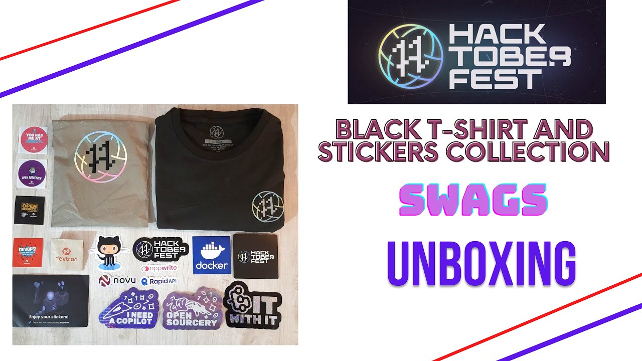 Hacktober Fest Swags || Stickers Collection || Goodies || Unboxing 🔥 ...