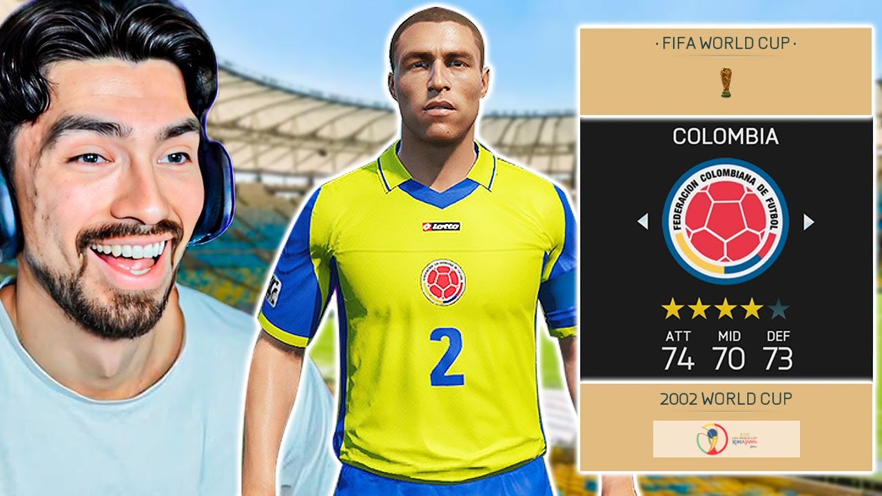 Juego el MUNDIAL del 2002 con la COLOMBIA QUE GANÓ LA COPA AMÉRICA ...