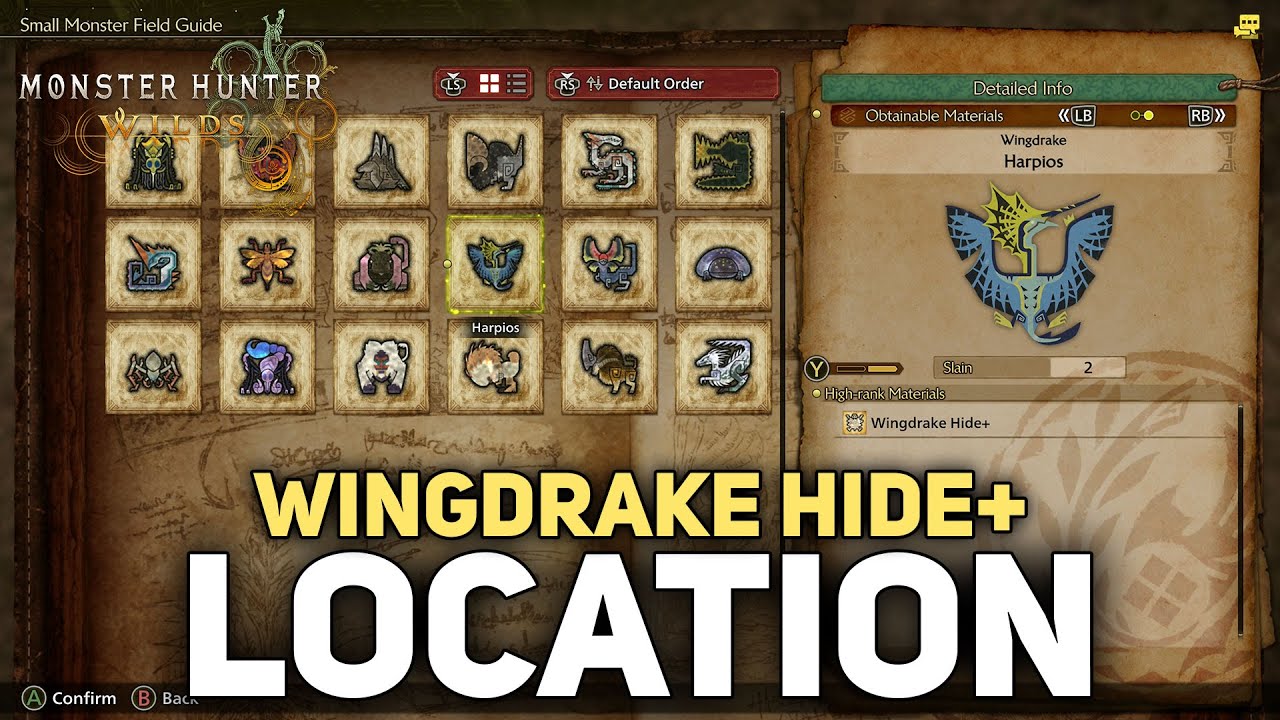 How To Get Wingdrake Hide+ - Monster Hunter Wilds - YouTube