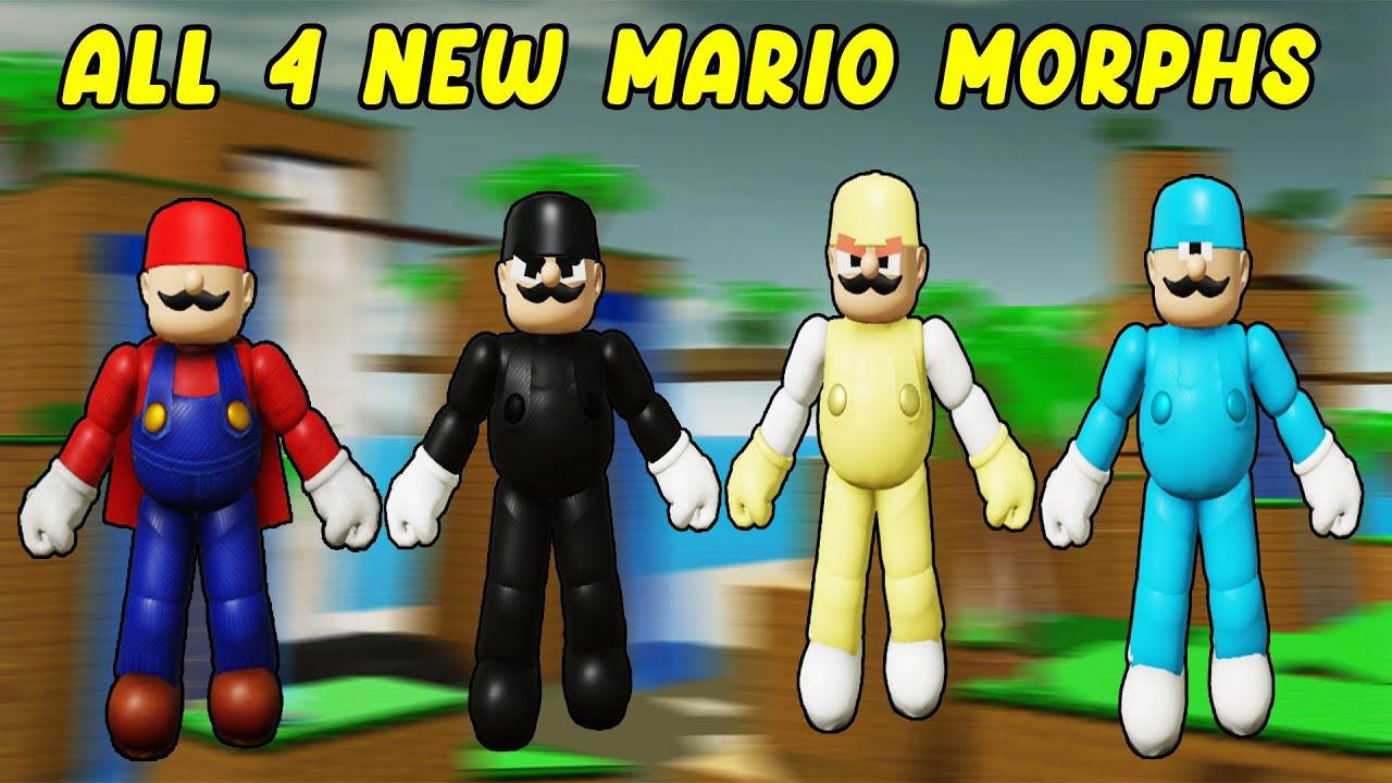 UPDATE - How To Find ALL 4 NEW MARIO MORPHS in Find The Mario Morphs ...