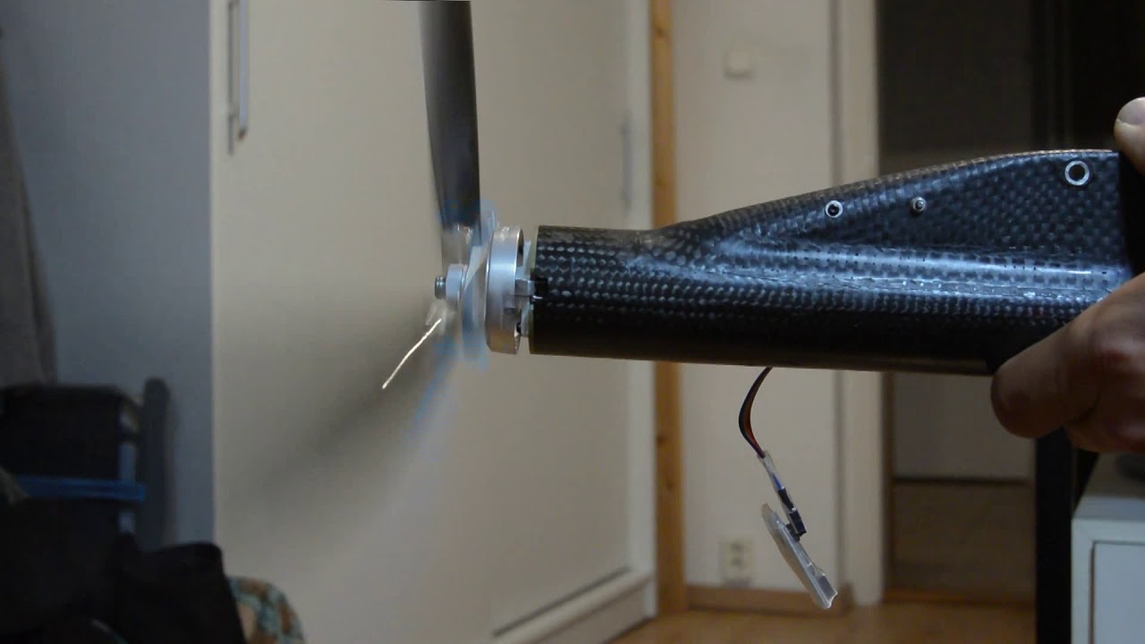 Propeller brake for F1Q with large diameter propeller - YouTube