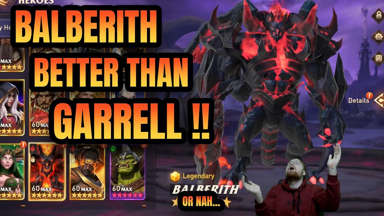 Awaken Chaos Era : Balberith the best super duper Fire DPS ? Or another ...