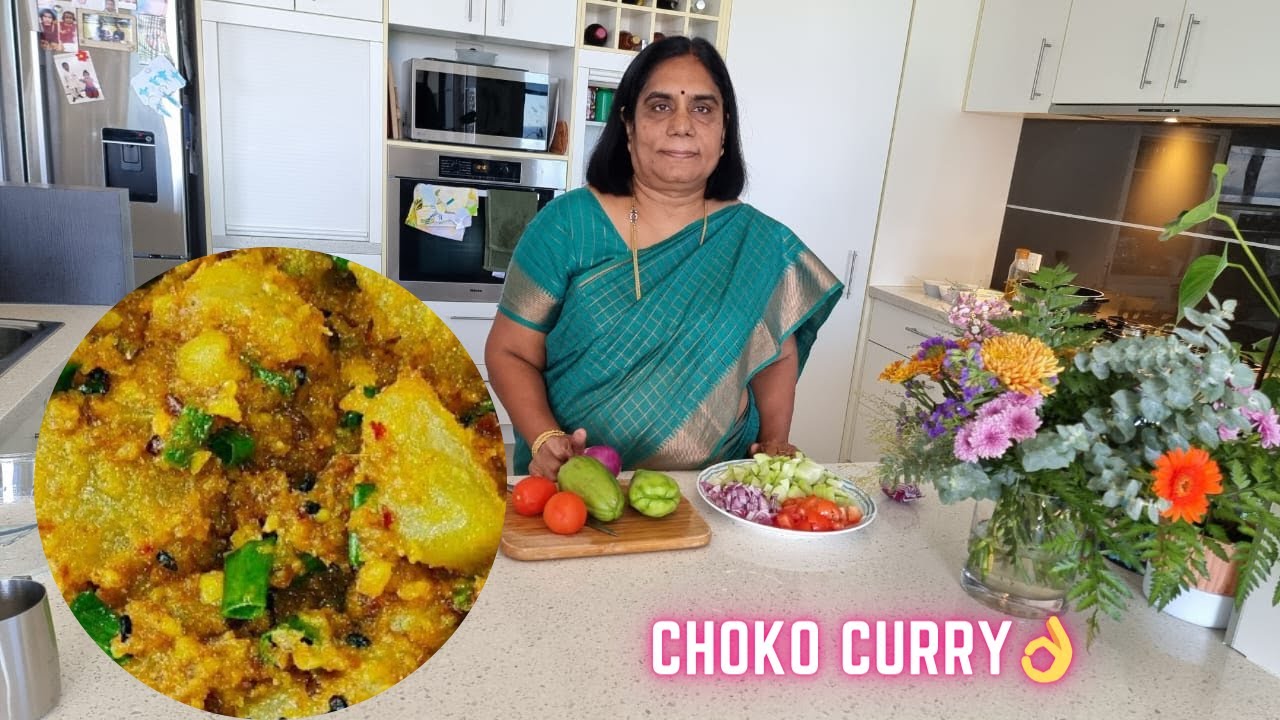 Australian Vegetable choko curry | Home style choko curry | Indian ...