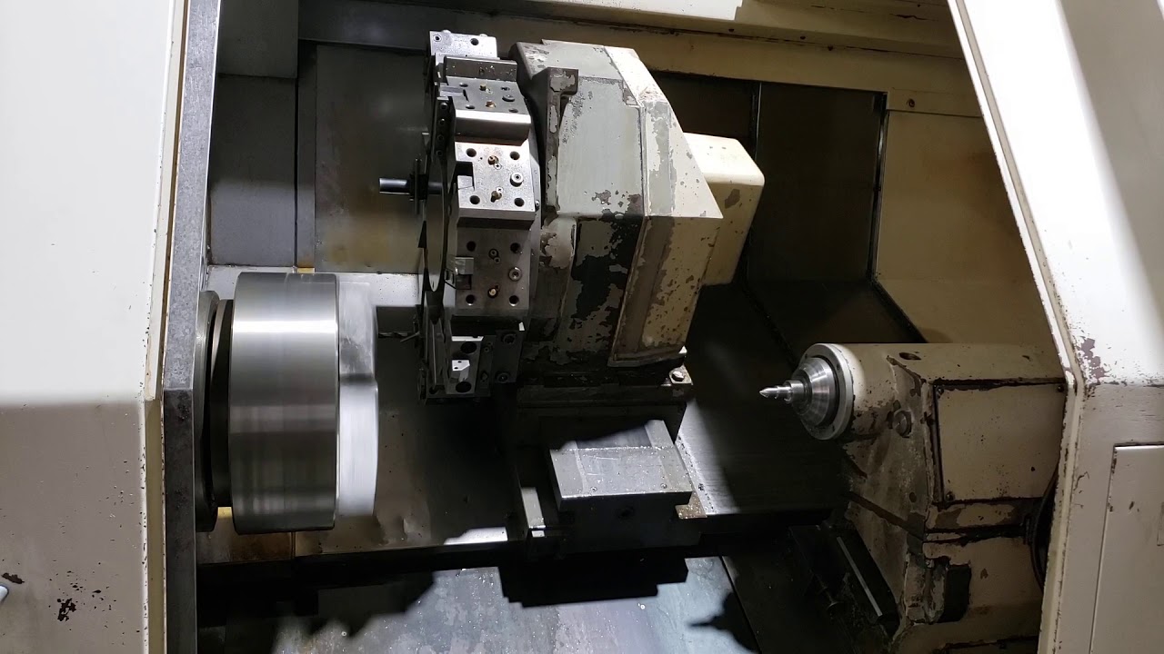 Okuma LB 35 CNC Lathe - YouTube