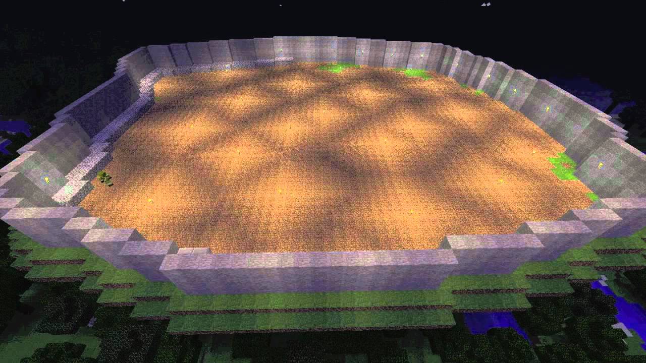 Minecraft Time Lapse - Flying Castle Part 1 (Base/ Outer Wall) - YouTube