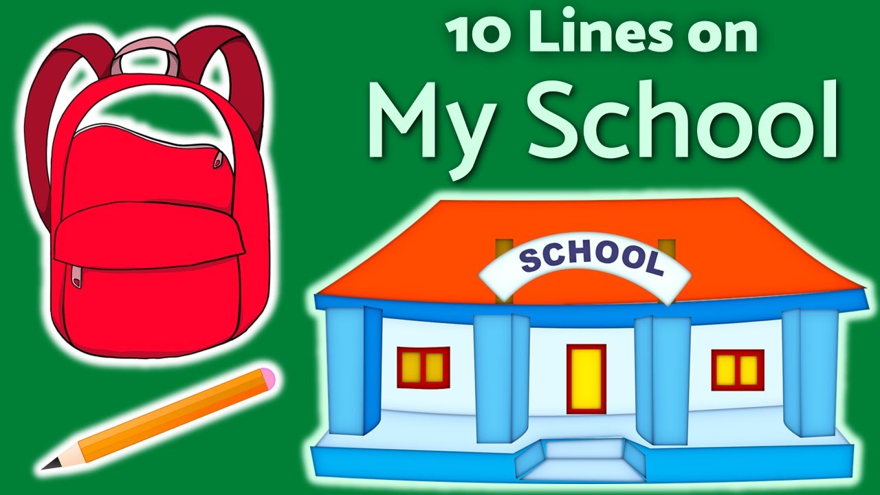 My School - 10 Lines on My School | TeachMeYT - YouTube