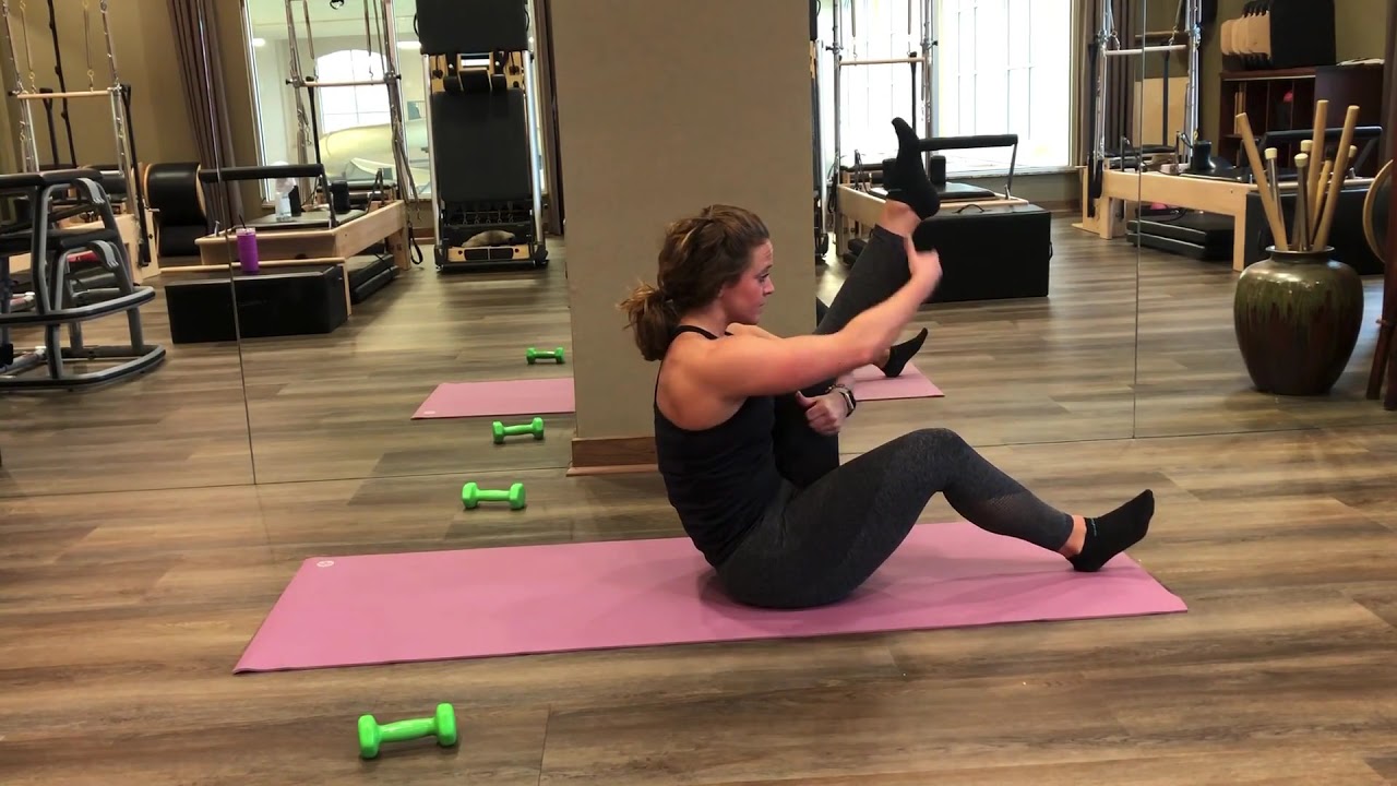 Pilates Short Box Tree Stretch - YouTube
