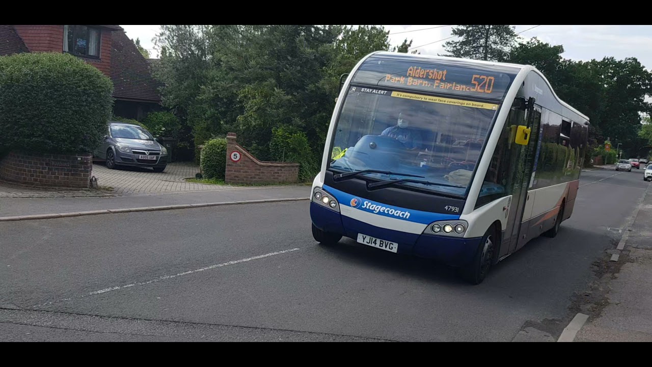 Here is the stagecoach bus 47931 on the number 520 in Normandy - YouTube