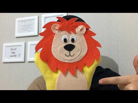 El kuklası yapımı 🦁 #okulöncesi