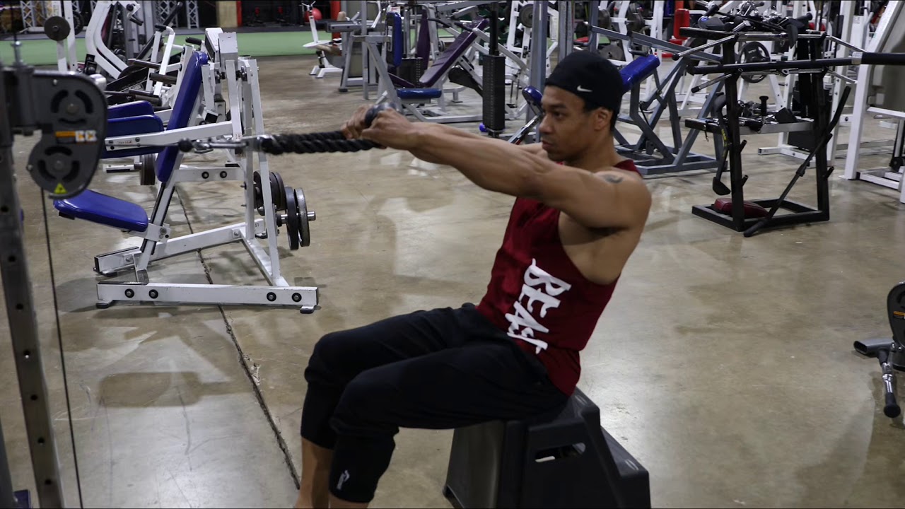 Seated Face Pull, Cable - YouTube