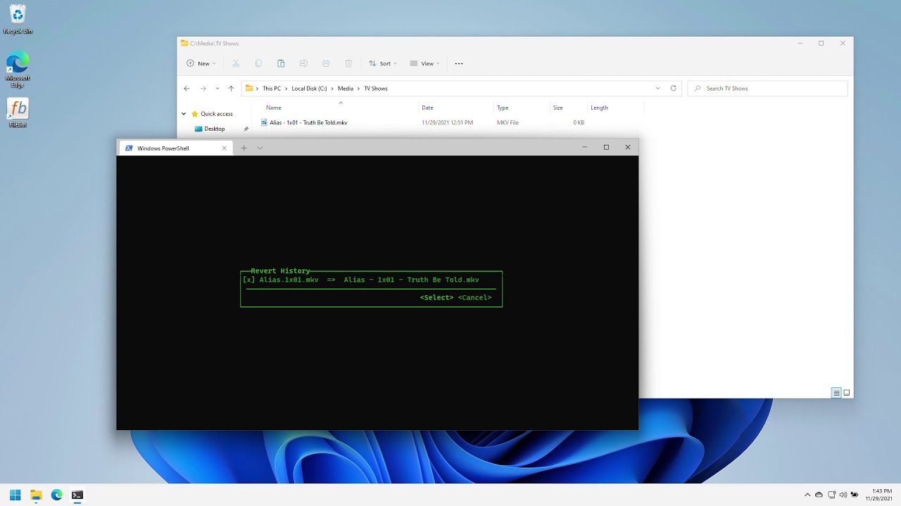 How do I revert rename operations from the command-line? - YouTube
