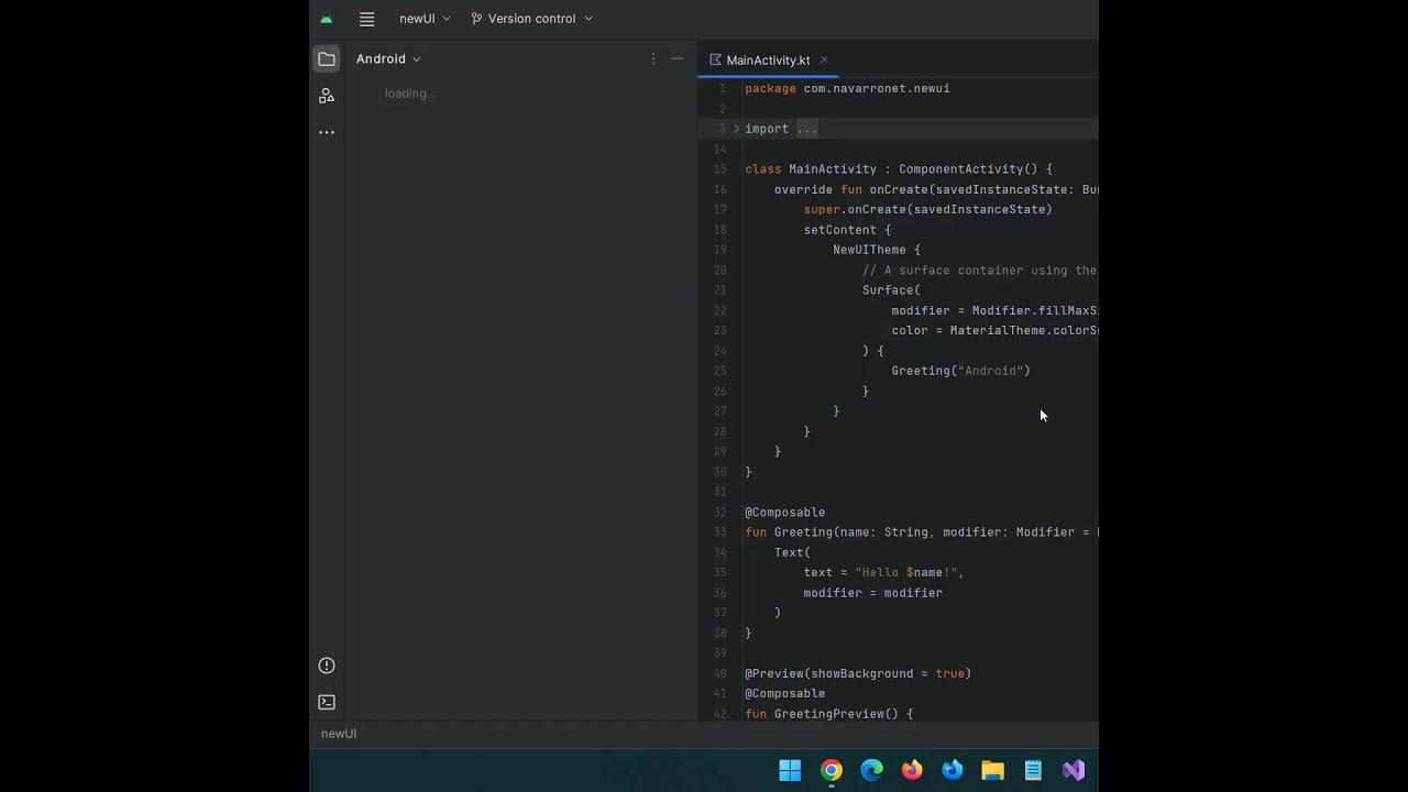 how to enable android studio new ui - YouTube
