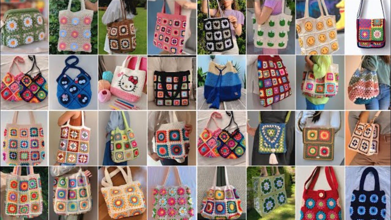 Most Attractive Handbag Designs 2025 | Best Handmade Woolen Bags ...