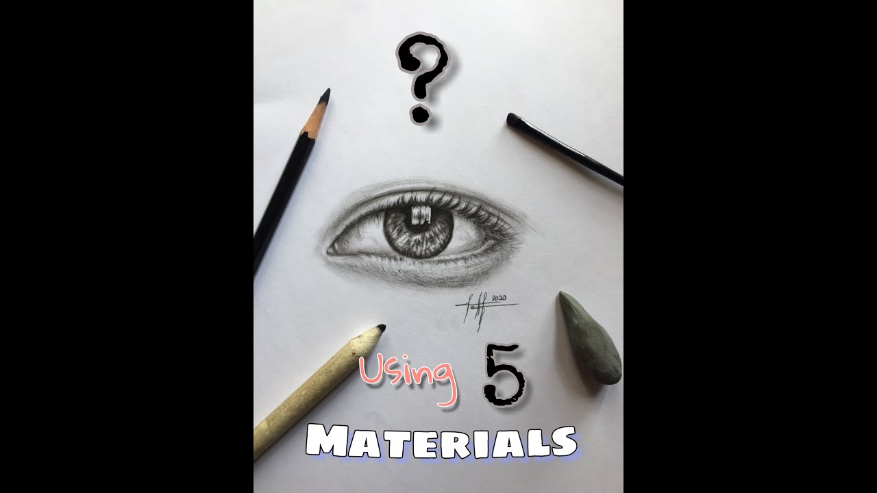 realistic eye | freehand drawing | Timelapse. - YouTube