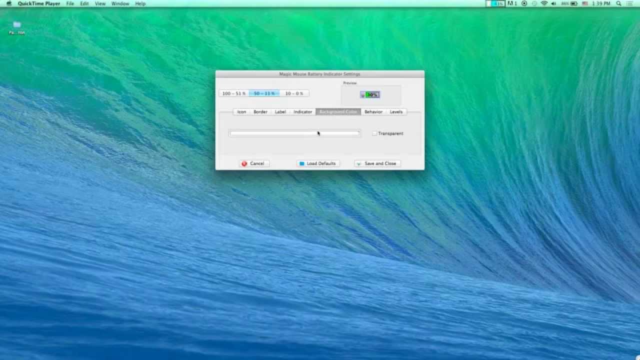 Magic Mouse Battery Indicator for Mac (MMBI) - YouTube