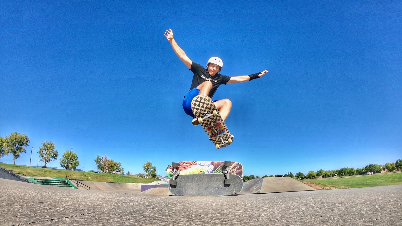 LEARNING TO FLY OUT OVER COPING ON A SKATEBOARD - YouTube