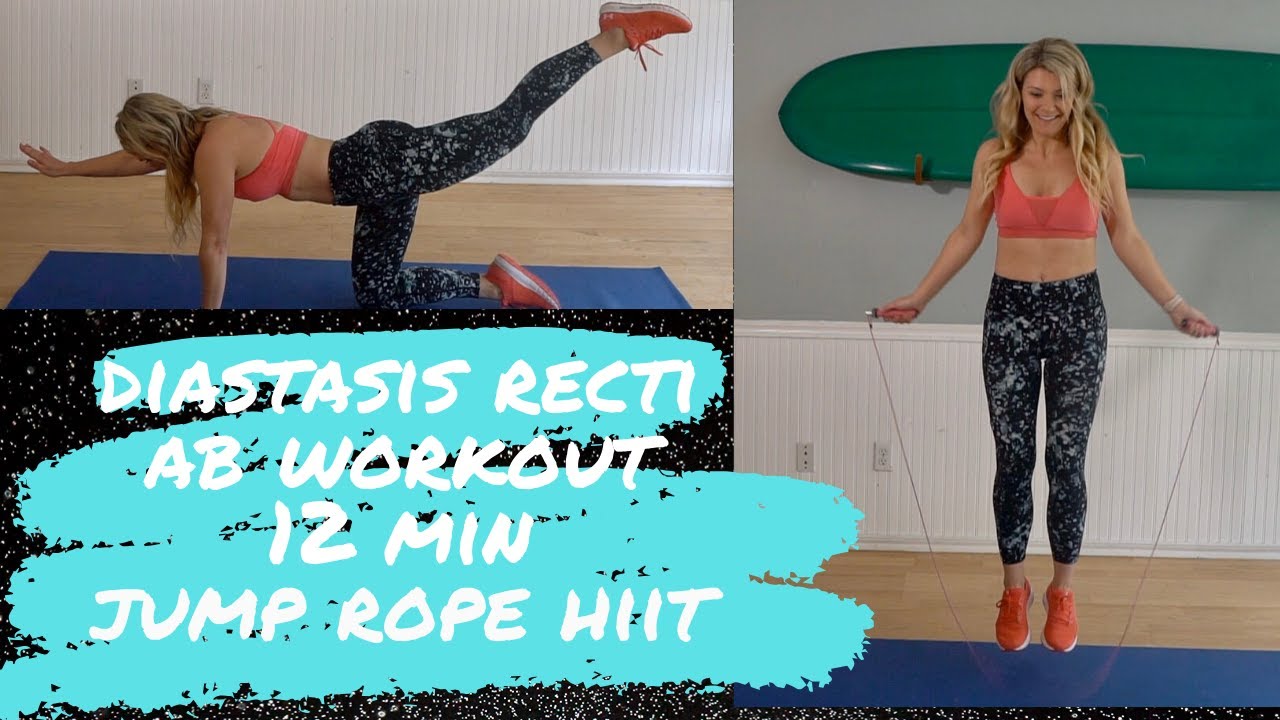 Crunchless Abs Diastasis Recti Safe HIIT Workout - YouTube