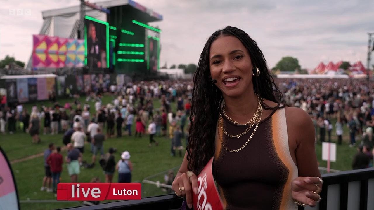 Vick Hope At Radio 1's One Big Weekend In Luton On The One Show [24.05. ...