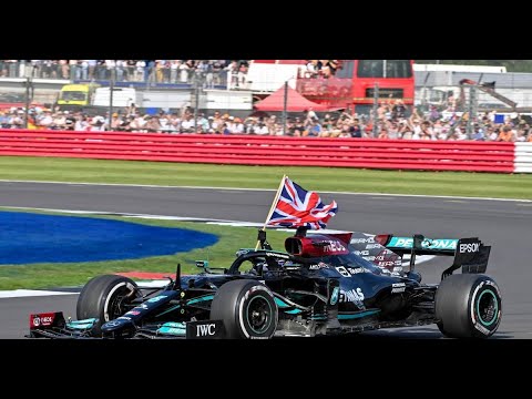 F1 British GP 2021: Silverstone, Race, Vale GrandStand, First Lap - YouTube