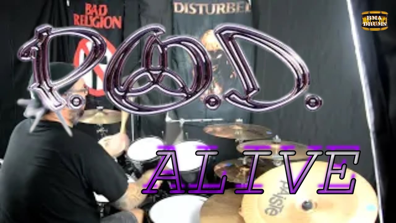 POD - Alive drum Cover - YouTube