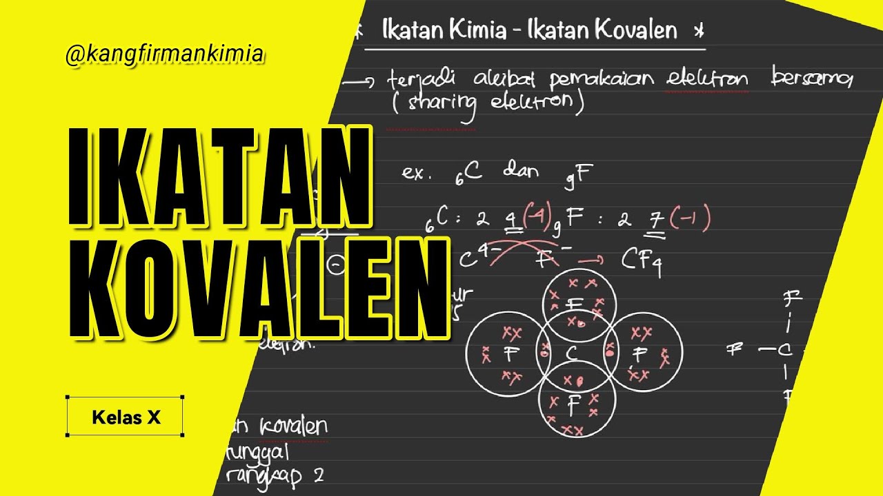 Ikatan Kovalen: Pengertian, Proses Pembentukan, dan Contoh yang Mudah ...
