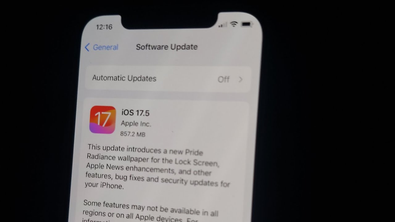 iOS 17.5 update iphone 12 iOS 17.5 update iphone 12 | iOS 17.5 update - YouTube