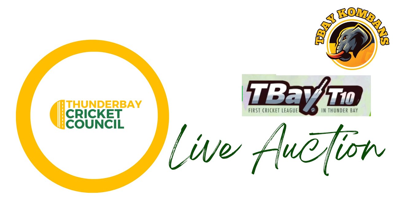 Tbay T10 Live Auction - YouTube