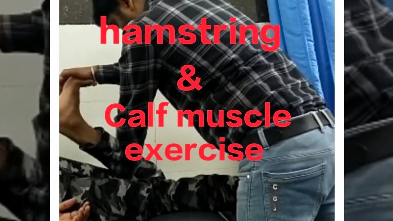 hamstring stretching and calf muscles exercise #viralvideo #youtube# ...