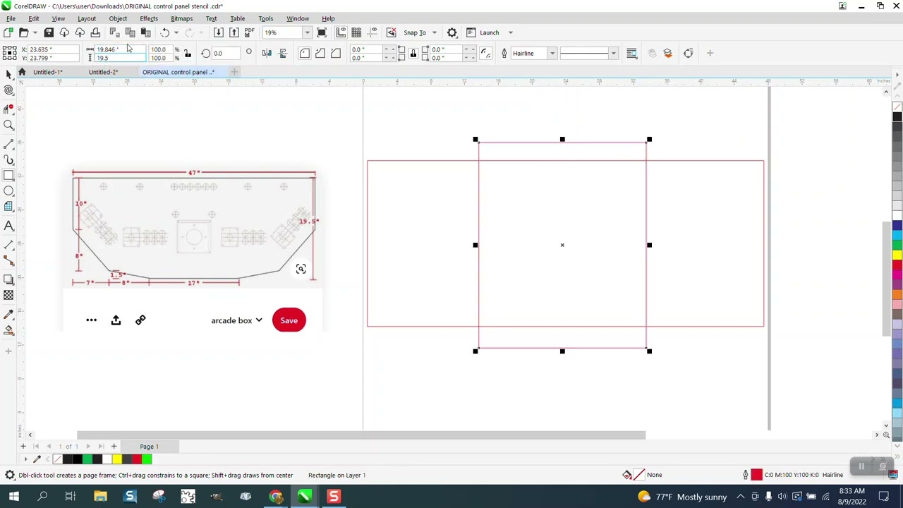 Corel Draw Tips & Tricks Control Panel Label - YouTube
