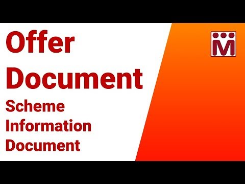 Offer Document | Scheme Information Document | Mutual Funds - YouTube