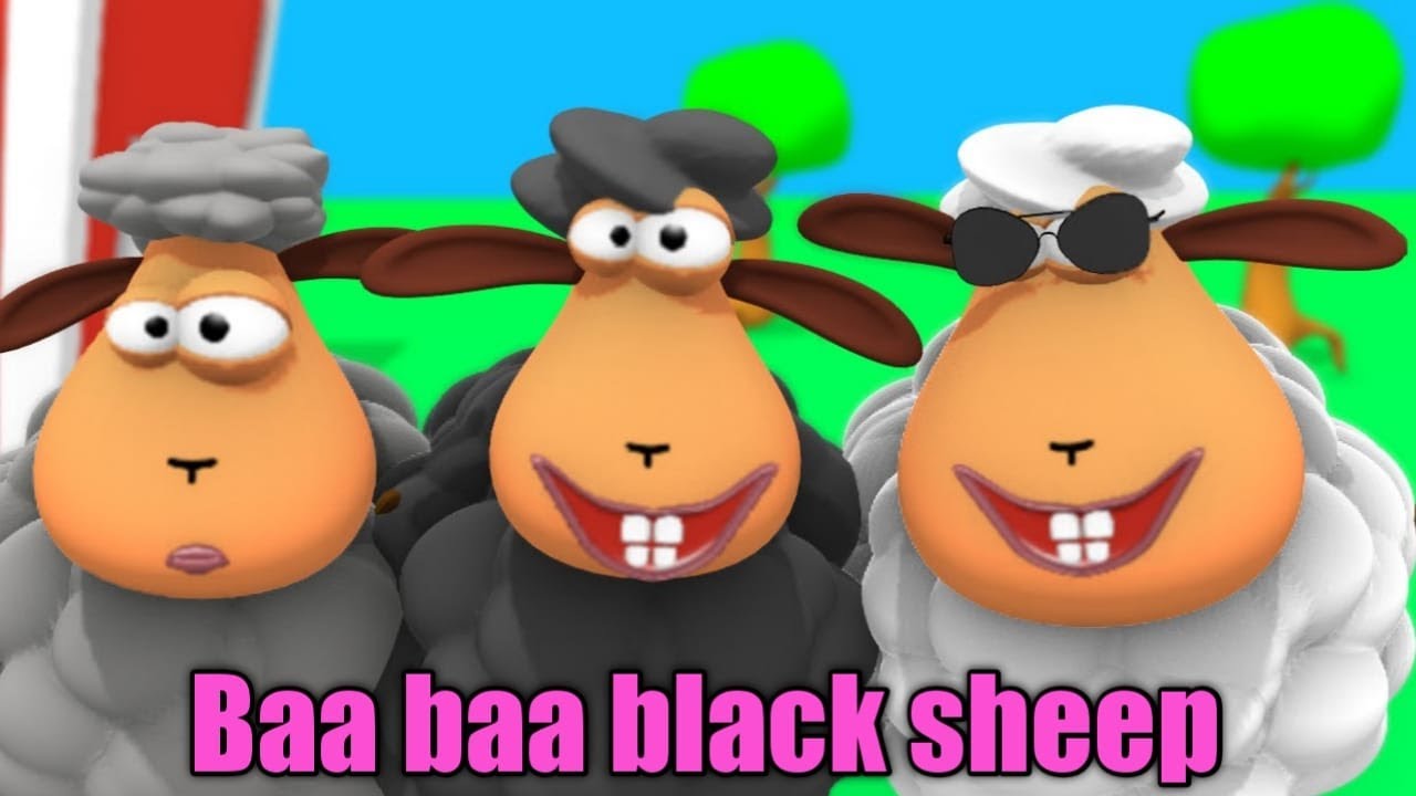 Baba Black Sheep Song, Black Sheep in Hindi, kids poem, बच्चों के लिए ...
