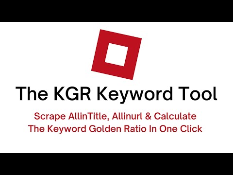KGR AllInTitle Keyword Research Tool (Keywords You Can Rank!) – Little ...