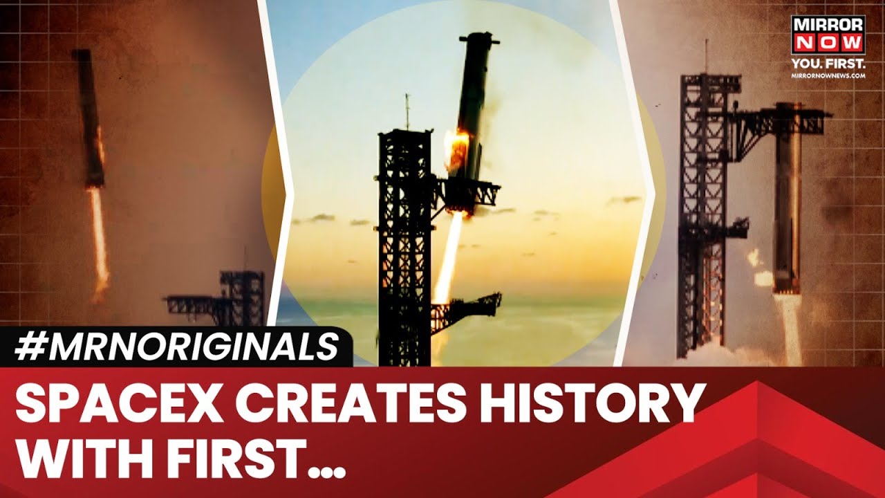 SpaceX | Starship | Elon Musk| World's First Rocket Booster Catch - YouTube