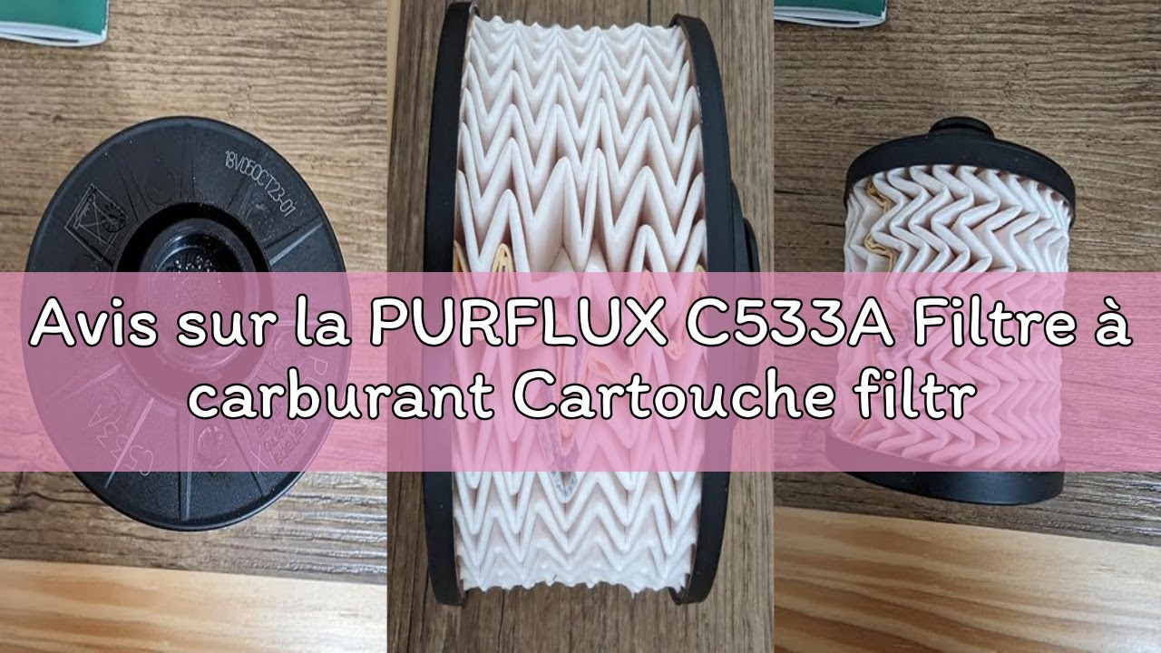Avis sur la PURFLUX C533A Filtre à carburant Cartouche filtrante - YouTube