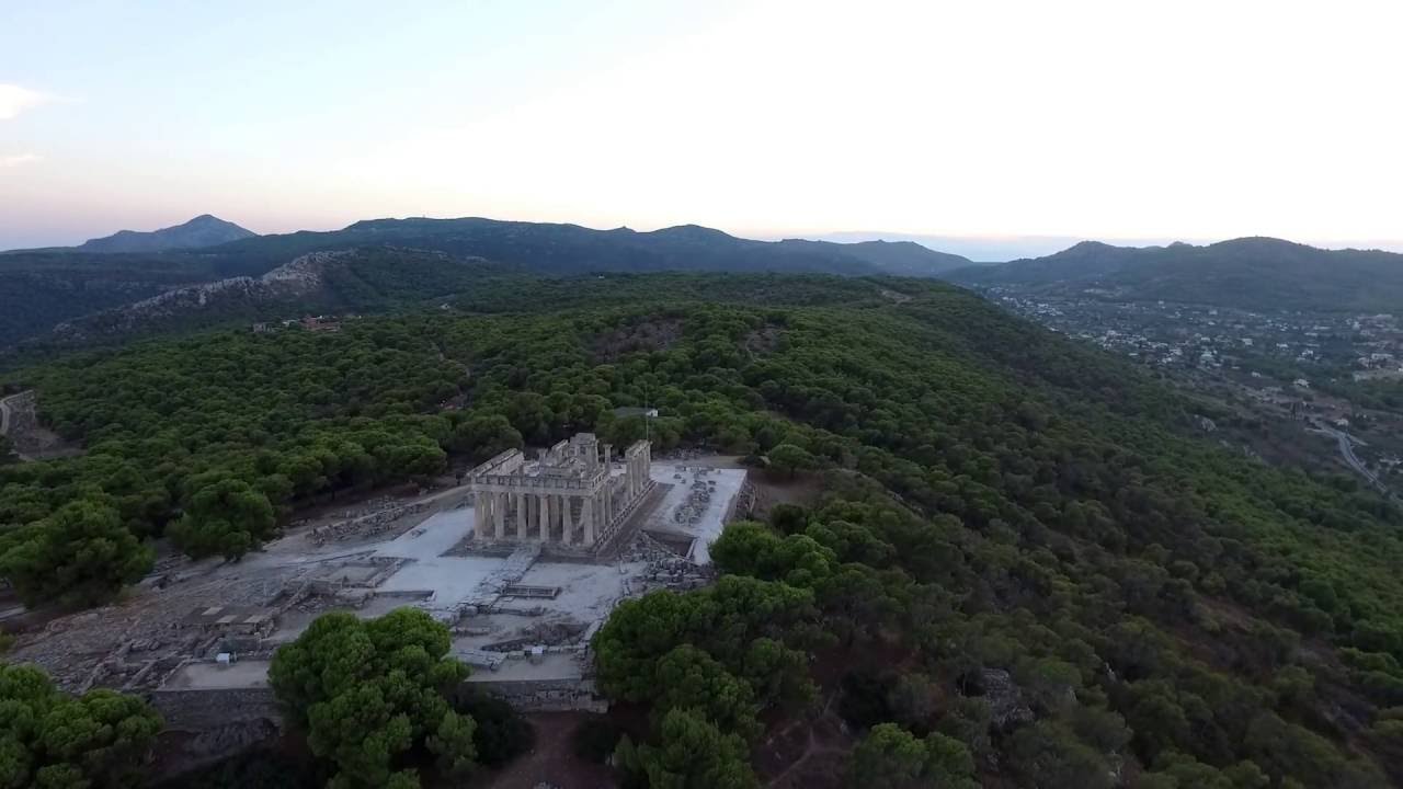 AIGINA-Ο ναος της Αφαιας Αθηνας - YouTube