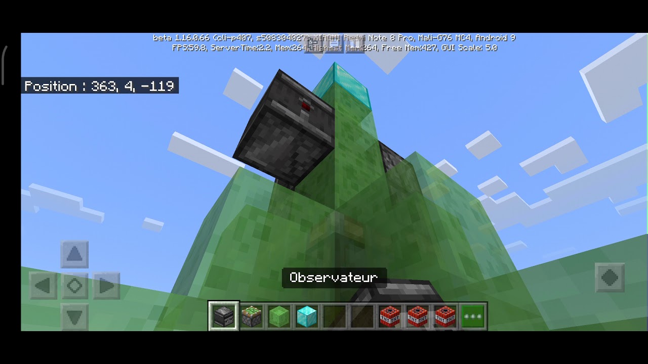 Machine Volante Minecraft !! - YouTube