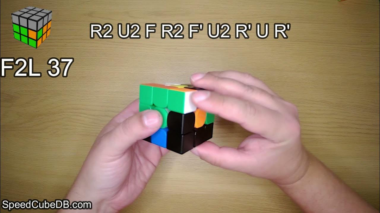 F2L Algorithms, FR Slot - F2L 37 [R2U2] - YouTube
