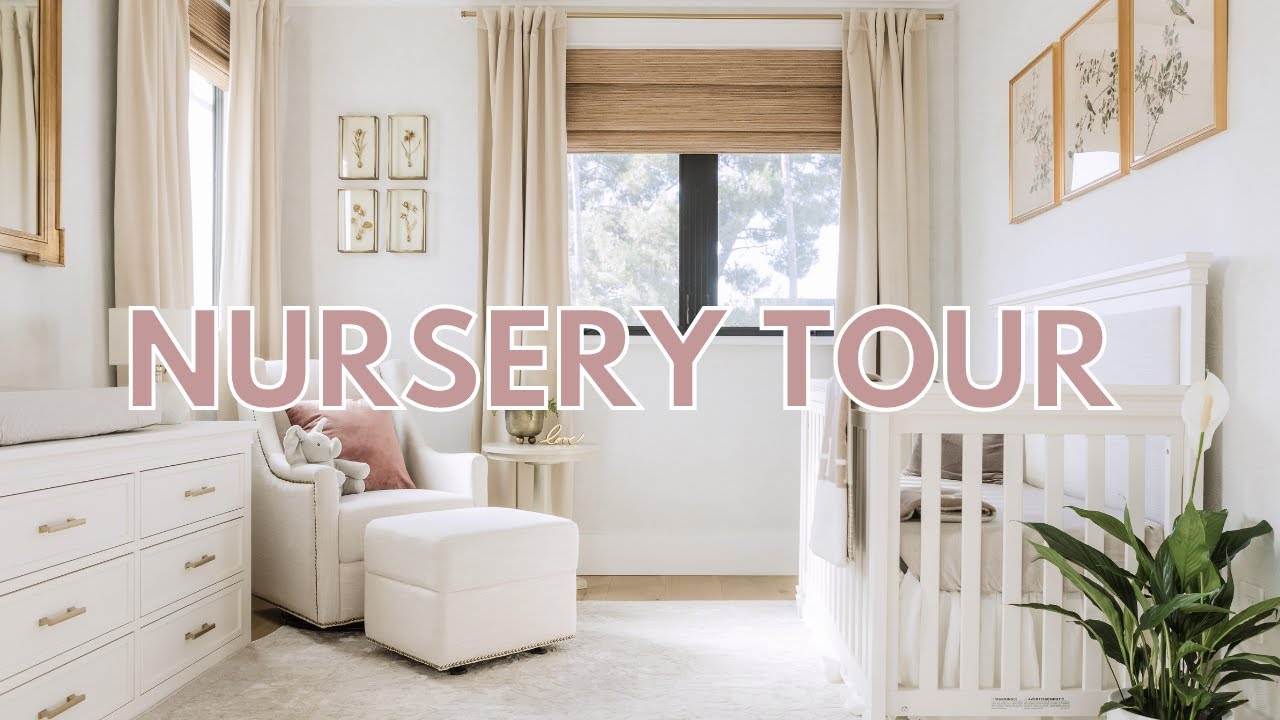 Nursery Tour | Baby Girl Room Tour - YouTube
