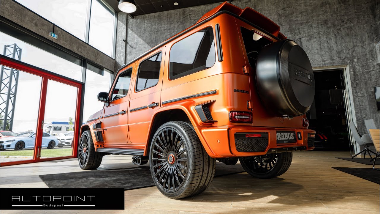 BRABUS G800 Cooper Orange | SOUND CHECK | AUTOPOINT BUDAPEST | 4k video ...