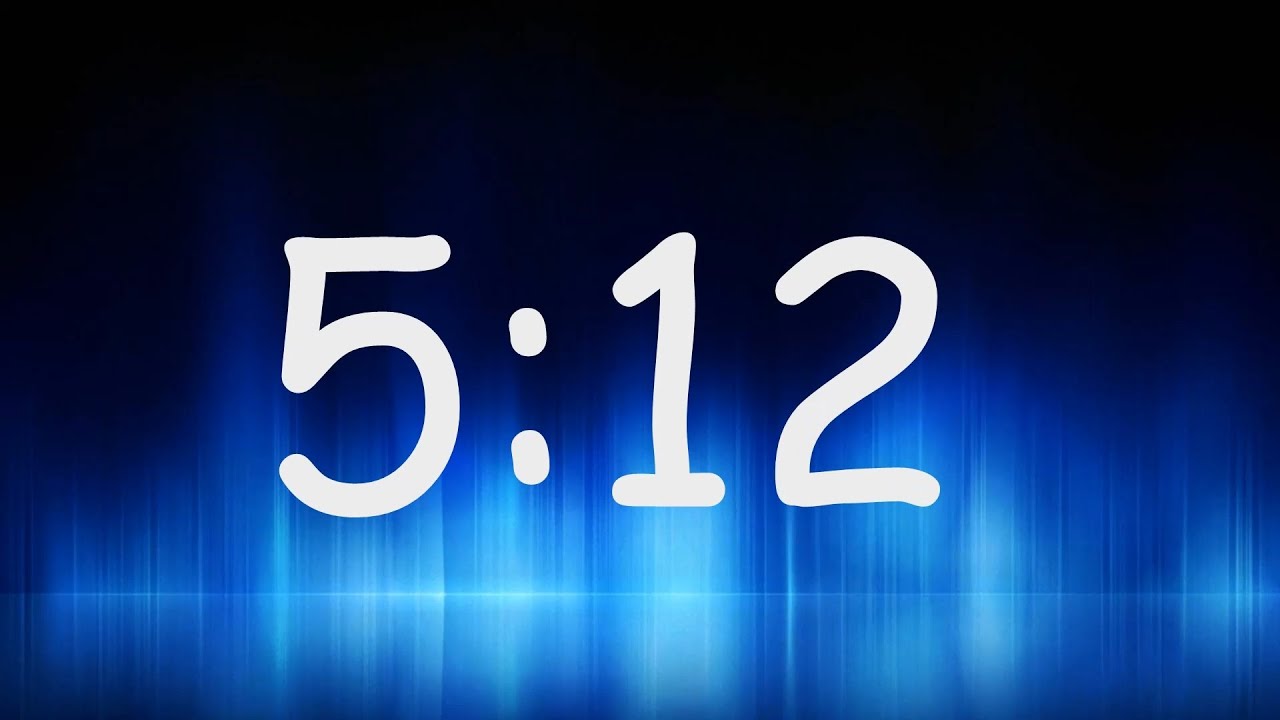 5:12 Minutes Timer / Countdown from 5min 12sec - YouTube