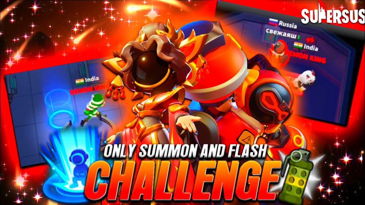 EMPRESS ONLY SUMMON AND FLASHBANG ONLY FLASH CHALLENGE 🌚 || DEMON KING GAMING || DKG|| SUPER SUS ...