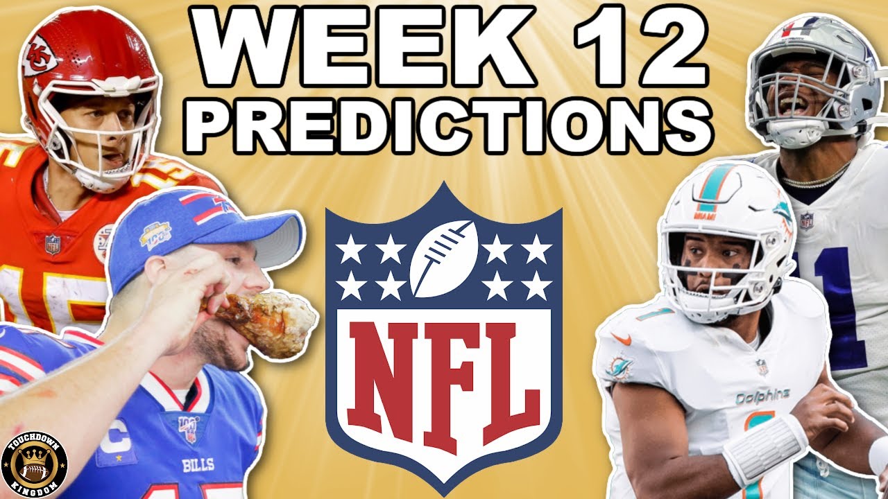 NFL Week 12 Predictions 2022! - YouTube