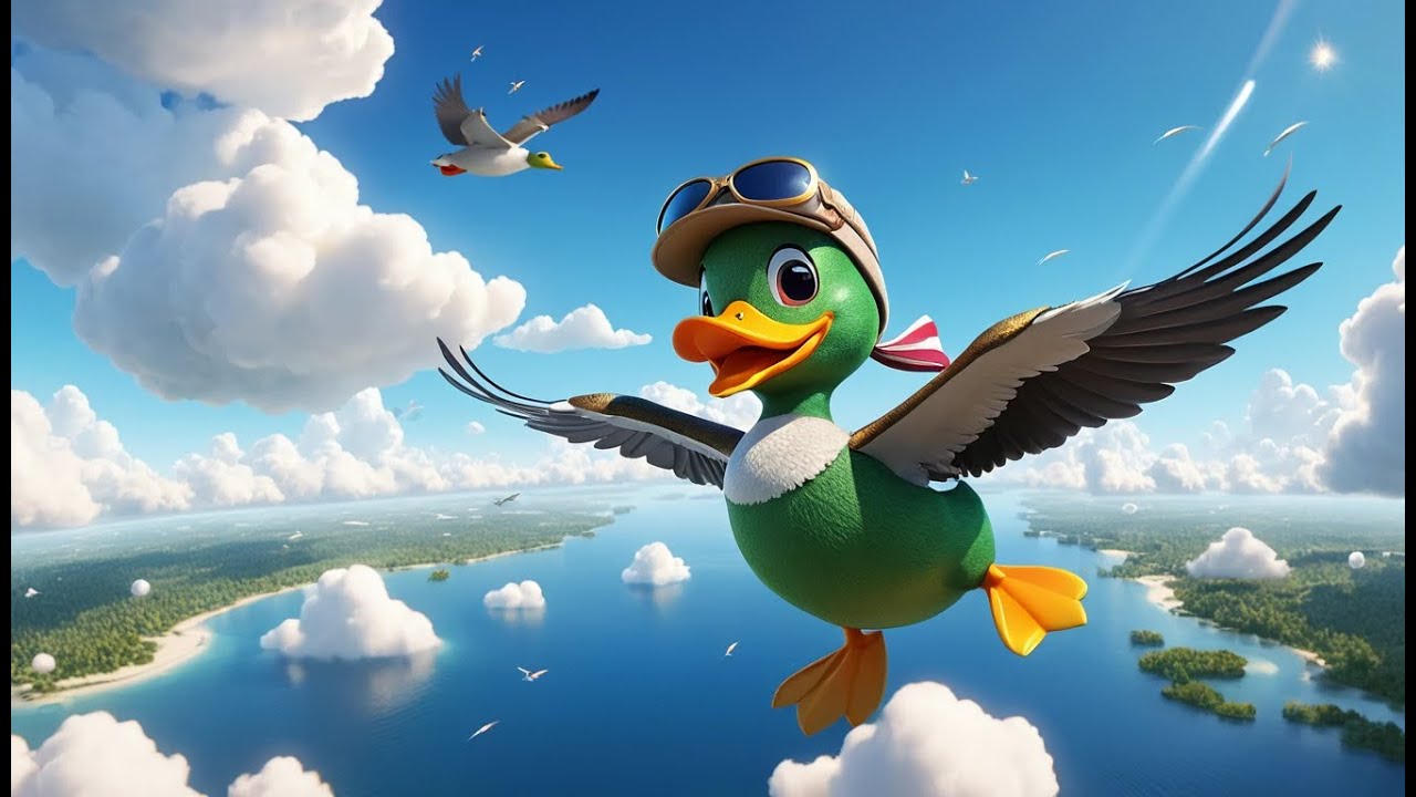 Ducky Flappy Wings Go Flap Flap Flap | Lively Duck Nursery Rhyme | Fun ...