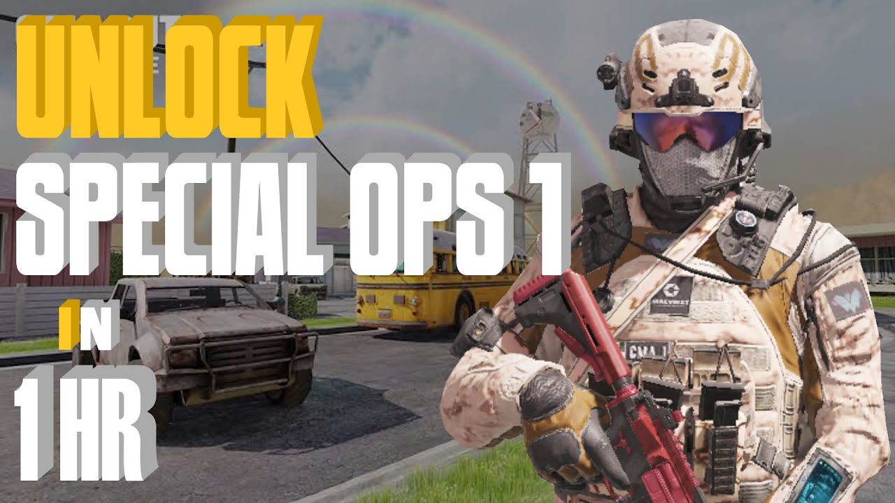 How To Unlock Special Ops 1 In 1 HR | Call Of Duty Mobile Special Ops 1 ...