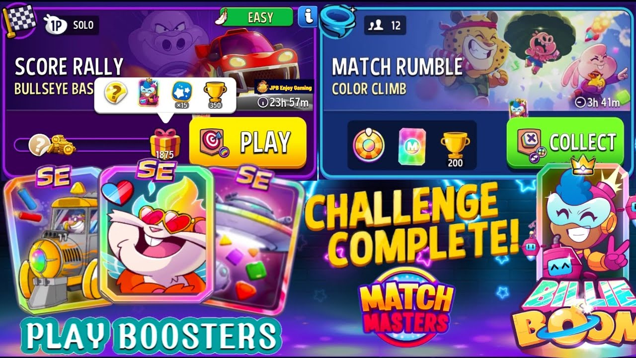 (EASY) Bullseye Bash+Rainbow 🎯 Score Rally Solo Challenge 1875 Score ...