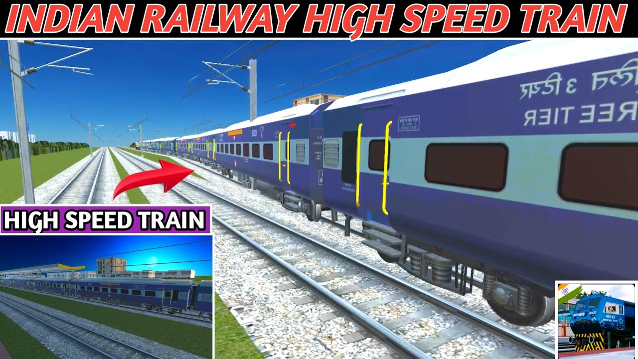 ICF Blue + Wap 7 Train Train Driving Gameplay Video_|_Best Train Game ...