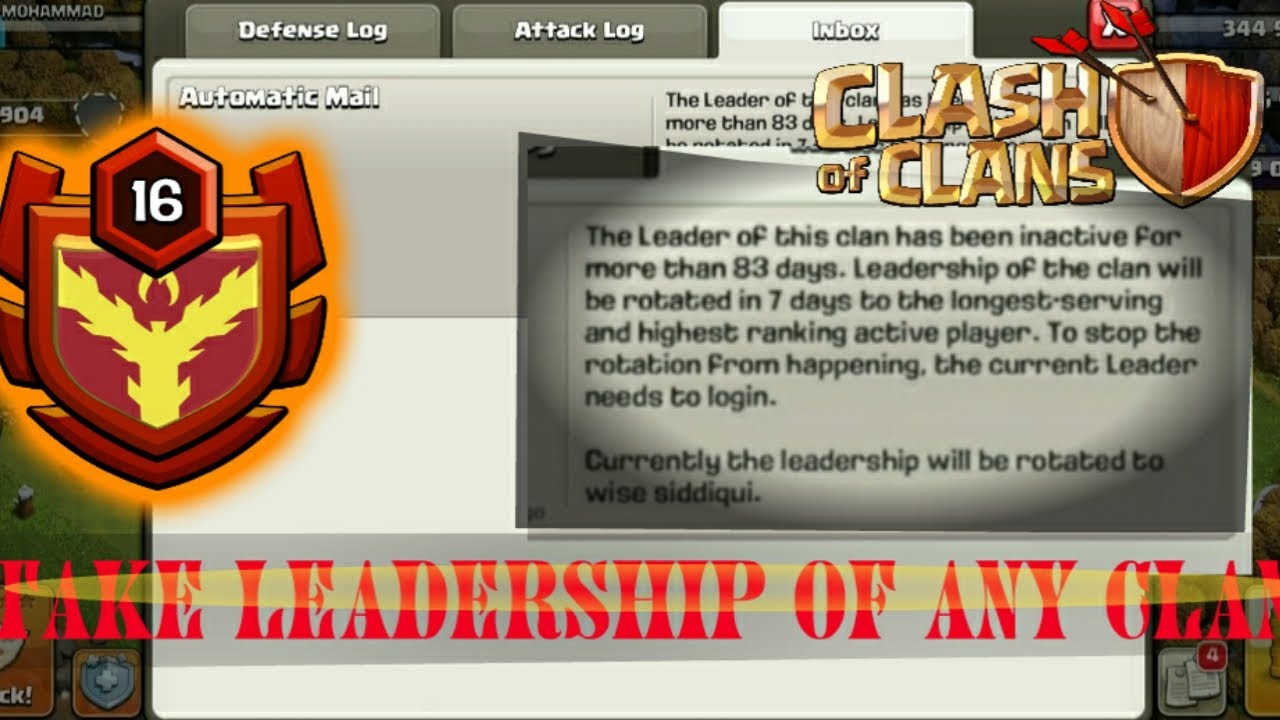 HOW TO TAKE LEADERSHIP OF INACTIVE CLAN || How to kick leader in any clan || How to get free ...