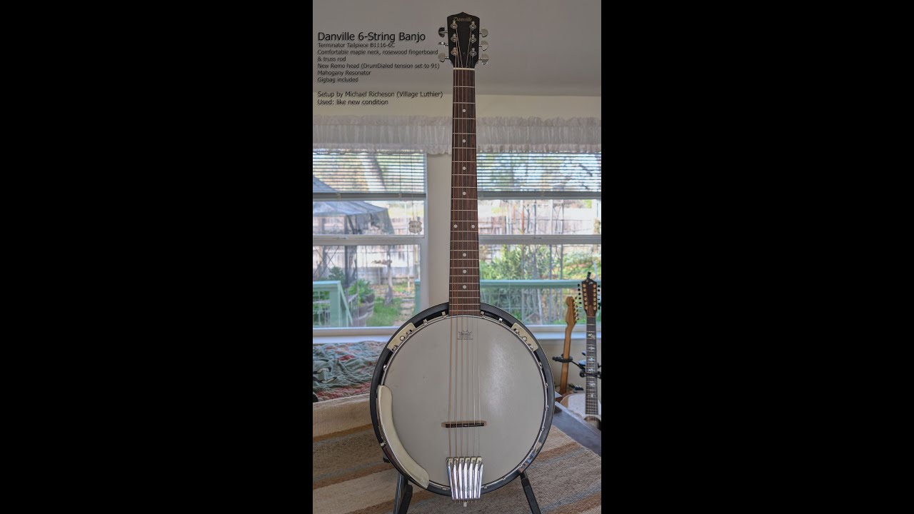 Danville 6-String Banjo - YouTube